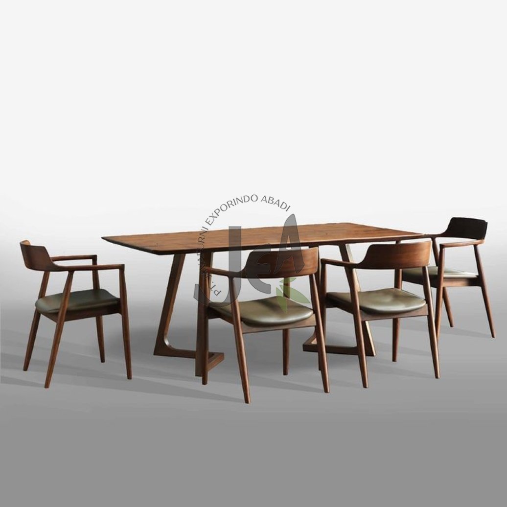 Isha Hikoru Dining Set - Java Furnicraft