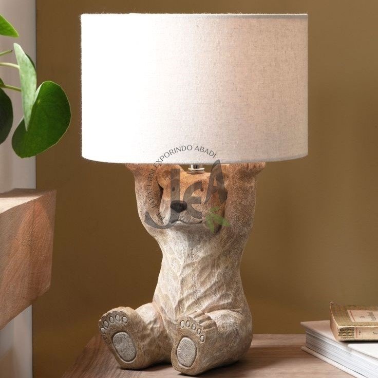 SITTING BEAR TABLE LAMP - Java Furnicraft